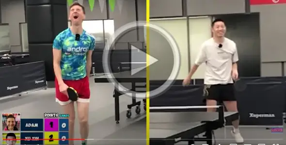 Video der Woche: Bobrows Challenge mit Xu Xin